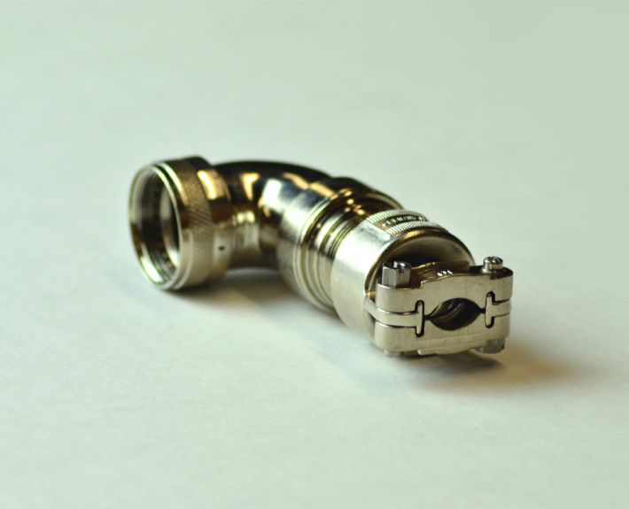 Right Angle Backshell Nickel Finish – Mobile Electronics